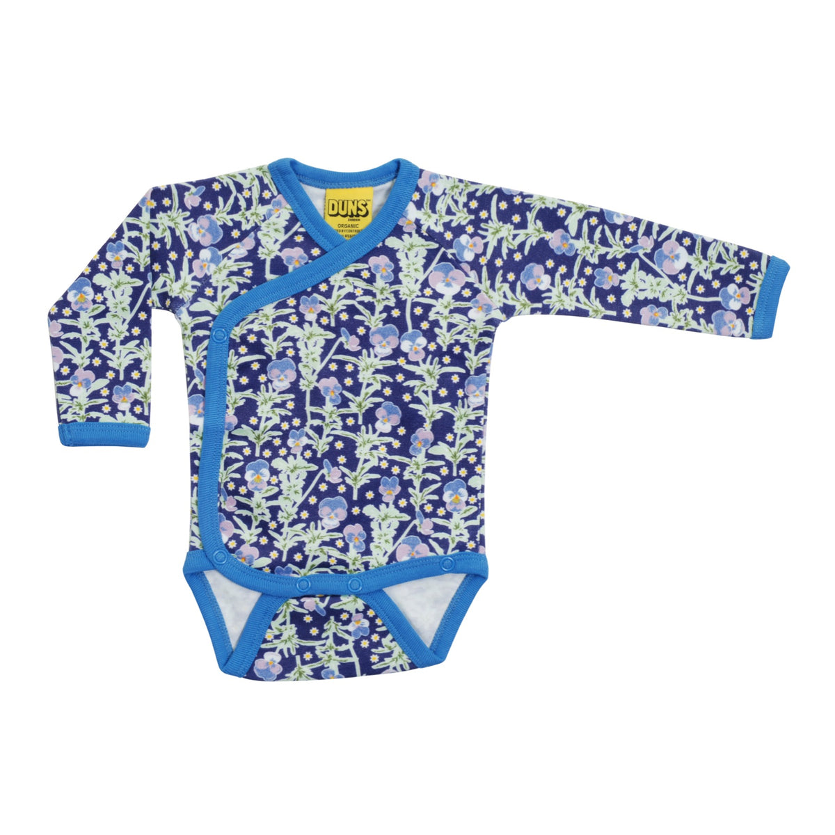 DUNS Sweden Kimono Body LS Viola Tricolor Mazarine Blue — Little Tiger Togs