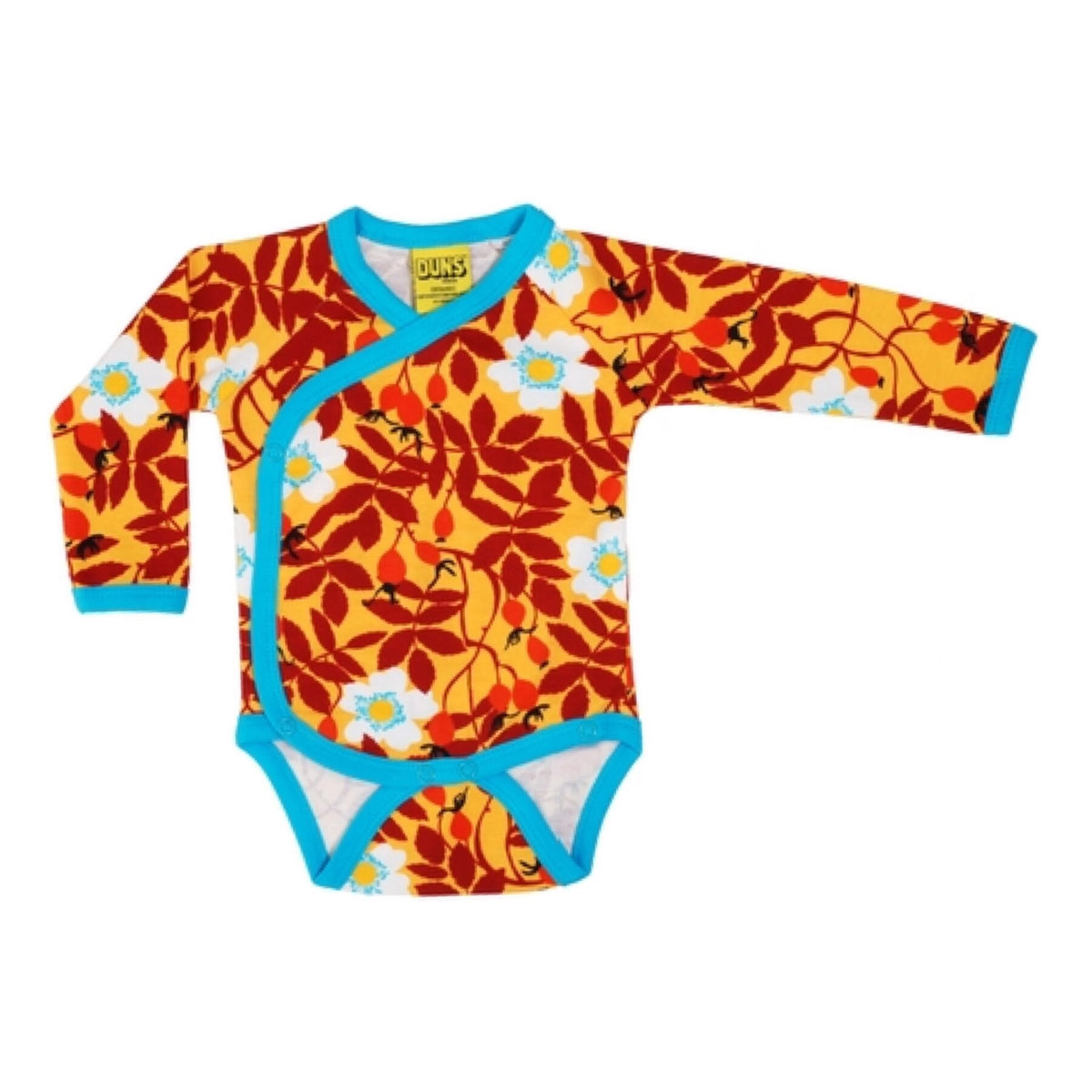 DUNS Sweden Kimono Body LS Rosehip Mustard Yellow — Little Tiger Togs